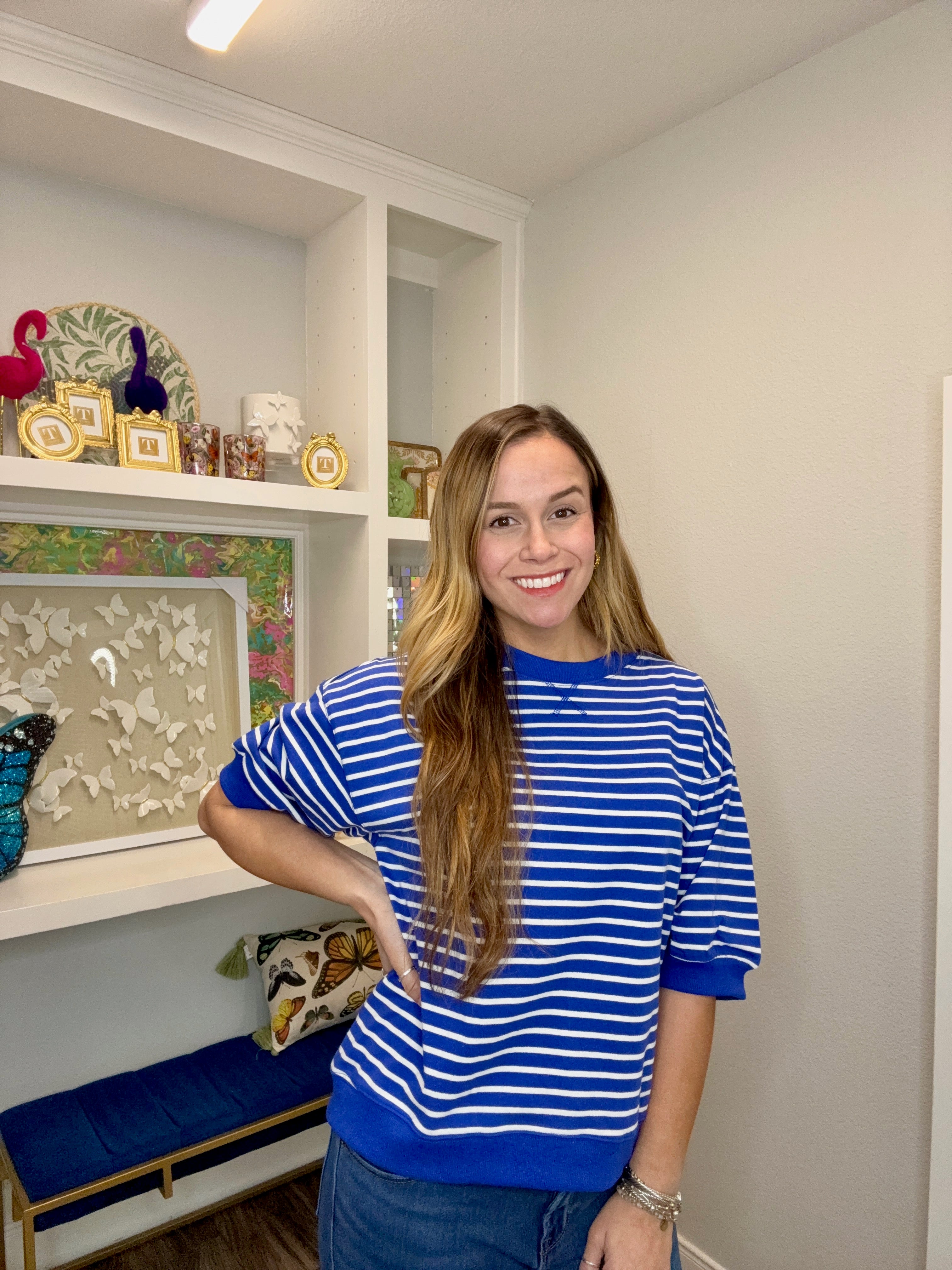 Simply Striped & Chic Top – Boutique Bella Bella