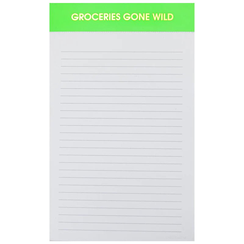 Groceries Gone Wild Notepad – Boutique Bella Bella