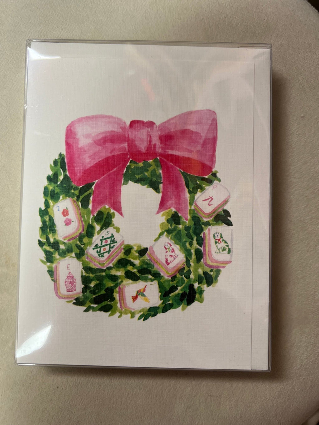 Mahjong Wreath Greeting Cards – Boutique Bella Bella