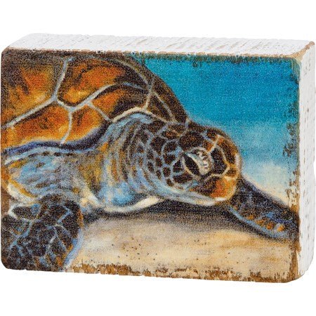 Sea Turtle Block Sign – Boutique Bella Bella
