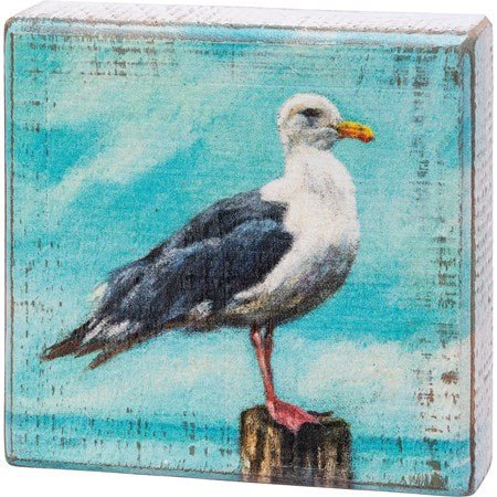 Seagull Block Sign – Boutique Bella Bella